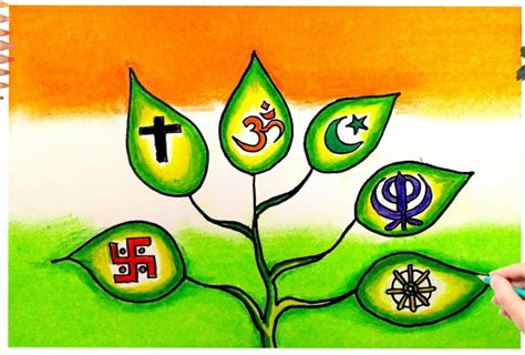 Unity In Diversity Drawing Ideas