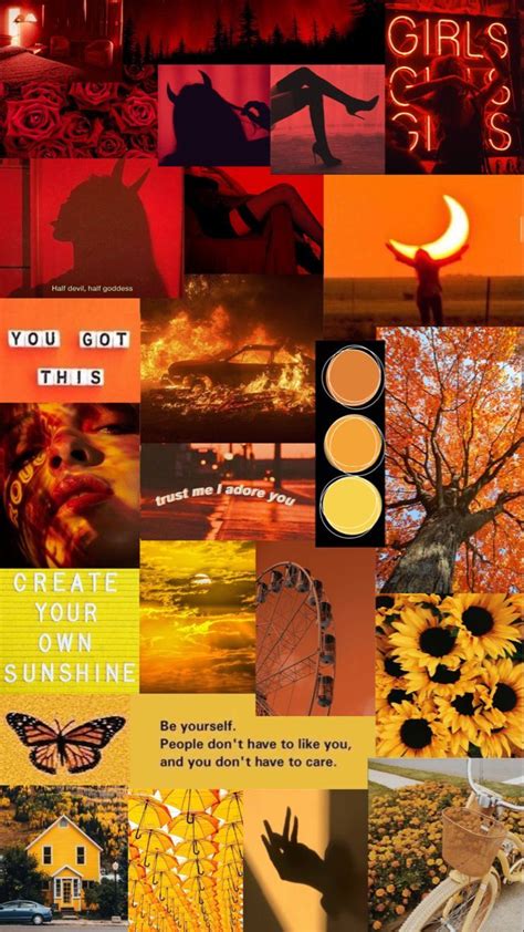 Free Download Yellow Orange And Red Aesthetic Mood By A