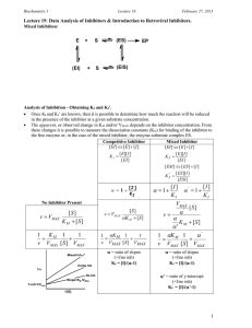 ENZYME KINETICS PRACTICE PROBLEMS