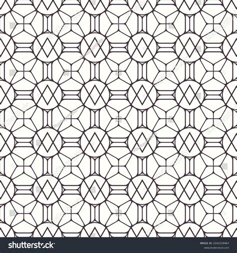 Creative Geometry Seamless Background Design Vector Stock Vector