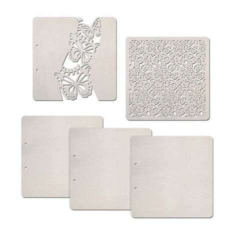 Set De 5 Pages Butterflies 22 Cm Ciao Bella Album Binding Art