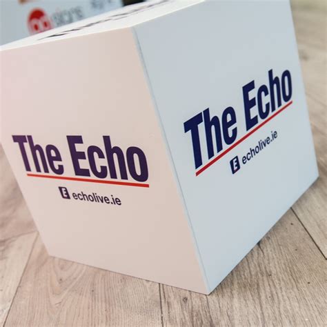 Branded Display Cubes Ireland Pat Dennehy Signs Corporate Branding