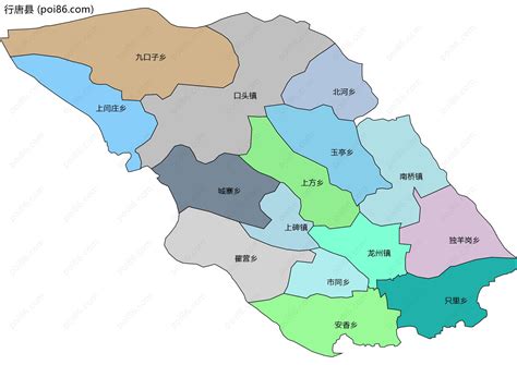 高德行唐县POI数据 边界 建筑轮廓 铁路轨道 道路路网 水域 水系水路 GeoJSON Shapefile 石家庄市 河北省 高德POI数据