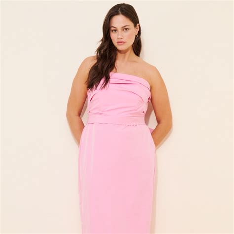 Pleated Bodice Bow Midi Dress Nuuly