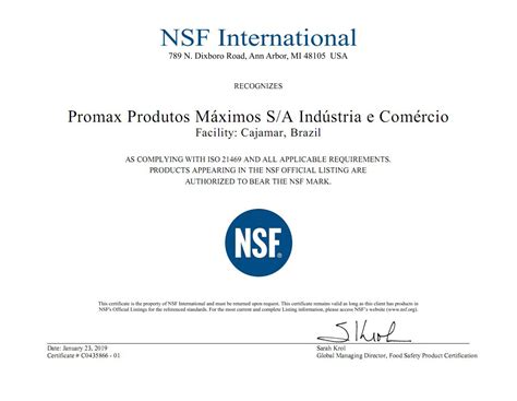 Promax Bardahl conquista certificação NSF Blog Bardahl