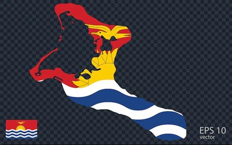Premium Vector Vector Map Of Kiribati Vector Design Isolated On Grey