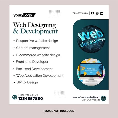 Web Development Flyer Psd High Quality Free Psd Templates For Download Freepik