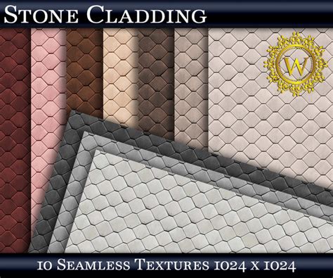 Second Life Marketplace Stone Cladding 10 Seamless Textures Wonderwall