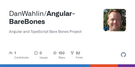 Github Danwahlinangular Barebones Angular And Typescript Bare Bones Project