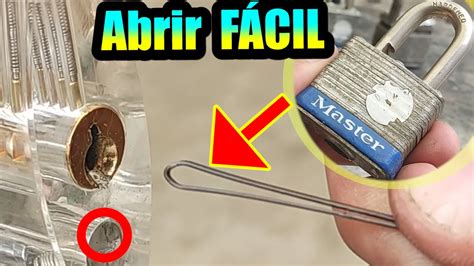 Aprende cómo abrir un candado sin llave sin dañarlo