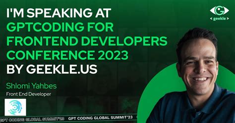 shlomi yahbes on linkedin join me gptcoding for frontend devs conf…