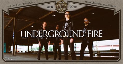 Rob Coffinshakers Underground Fire April 27th The Abyss™
