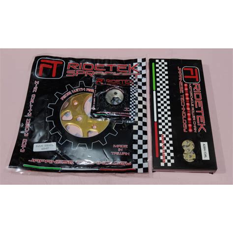 SUZUKI GSXR 150 155 GSXS 150 155 RIDETEK SPROCKET AND CHAIN SET