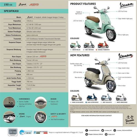 Jual Vespa Primavera S 150 Iget Abs Beige Avvolgente Bandung Di