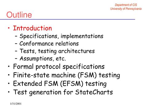 Ppt Specification Based Protocol Testing Powerpoint Presentation