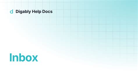 inbox digably help docs