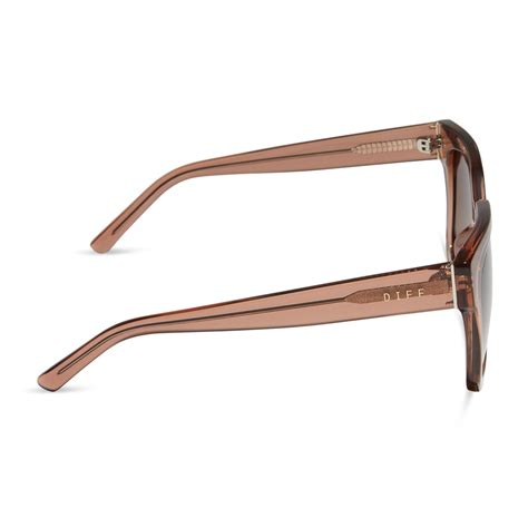 Ariana Ii Square Sunglasses Café Ole And Brown Gradient Diff Eyewear