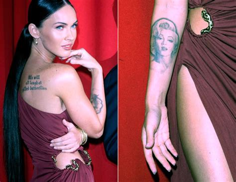 New Hollywood Style Megan Fox Tattoos