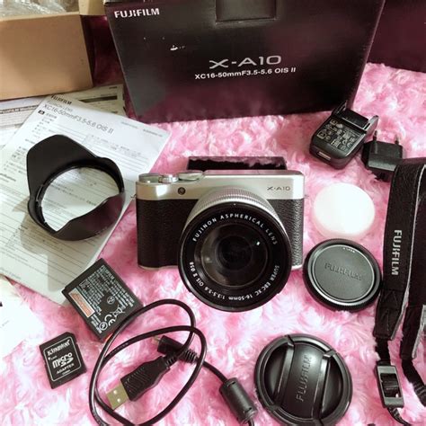 Fuji Xa10 สีดำ สภาพสวย 97 98 ใช้งานได้ปกติ พร้อมกล่องครบชุด ตามรูป