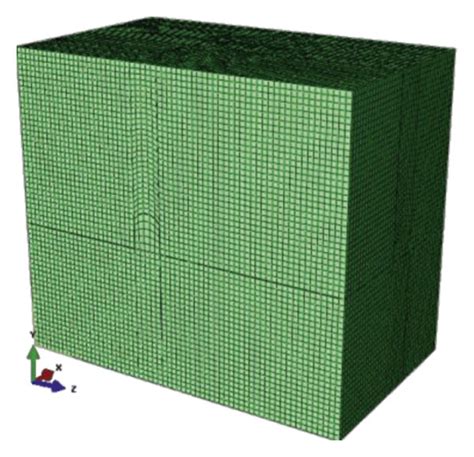 Diagram Of D Numerical Model And Tunnel Size A D Numerical Model