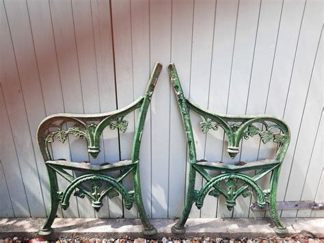 Antiques Atlas Falkirk Foundry Victorian Bench Ends As488a923