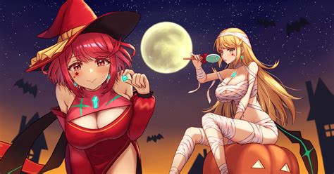 ゼノブレイド2 ハロウィンホムヒカ🔥 🎃 Taroのイラスト Pixiv