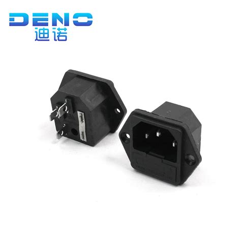 Universal 250V 10A AC Power Socket With Fuse Rocker Switch China Outlet Socket And AC Socket