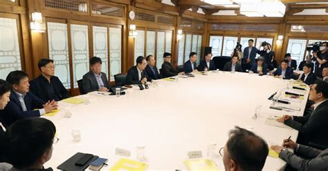 수해 대책 논의 고위 당정 순연집중호우 대응 전념 아주경제