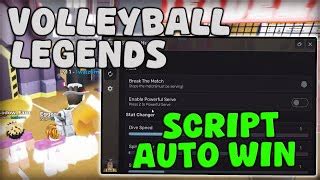 Pastebin 2025 X Roblox Volleyball Legends Script X Auto Win Inf Yen And
