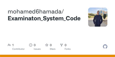 Mohamed Hamada On Linkedin Github Mohamed6hamadaexaminatonsystemcode