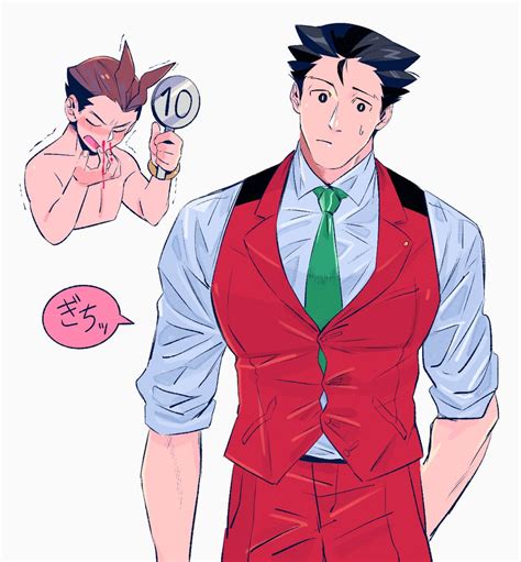 Phoenix Wright And Apollo Justice Ace Attorney Drawn By Greengrimy