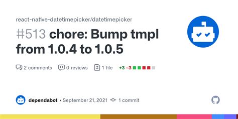 chore bump tmpl from 1 0 4 to 1 0 5 by dependabot[bot] · pull request