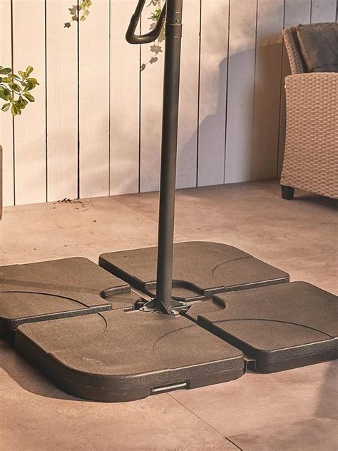 Vonhaus 4 Pack Cantilever Parasol Base Littlewoods