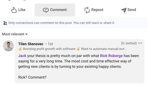 Rick Roberge On Linkedin Tilen Stenovec I Was Going To Reply To Your