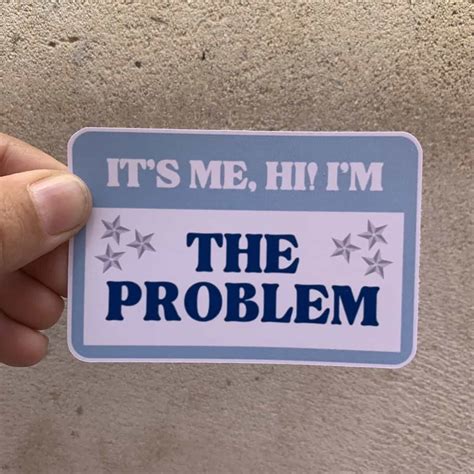 The Problem Sticker Nowstalgia