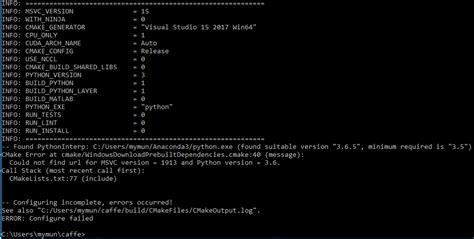 Cmake Could Not Find For Msvc Version Issue Bvlc Caffe