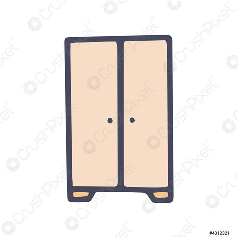 Wardrobe Color Vector Doodle Simple Icon Design Stock Vector 4312321 Crushpixel