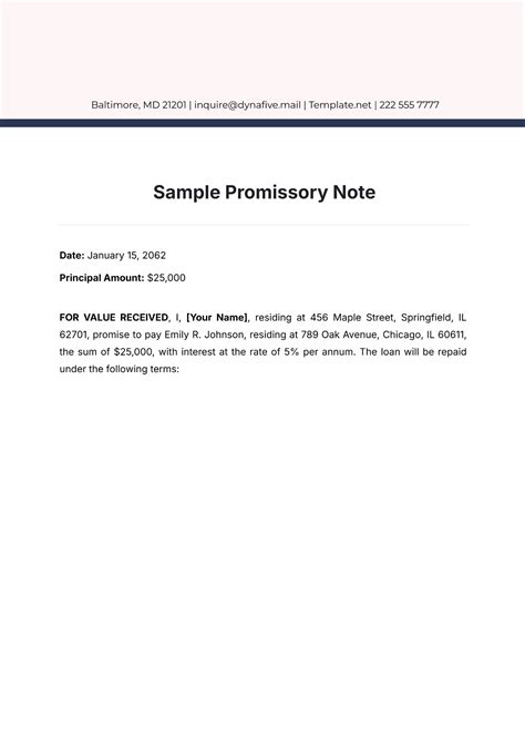 What Is A Promissory Note For College