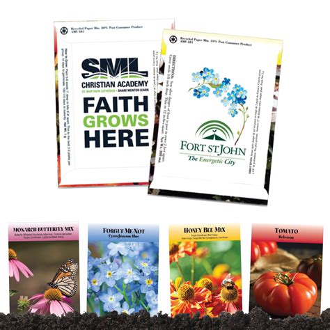 Seed Packets Custom Printed Just Direct Promotions