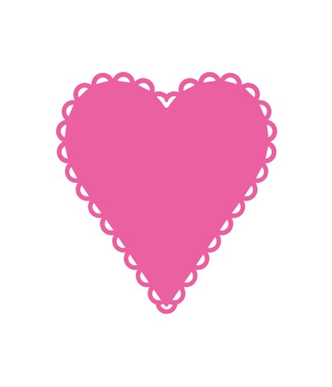 Scallop Lace Heart SVG File Chicfetti Parties Diamond Wall Diamond