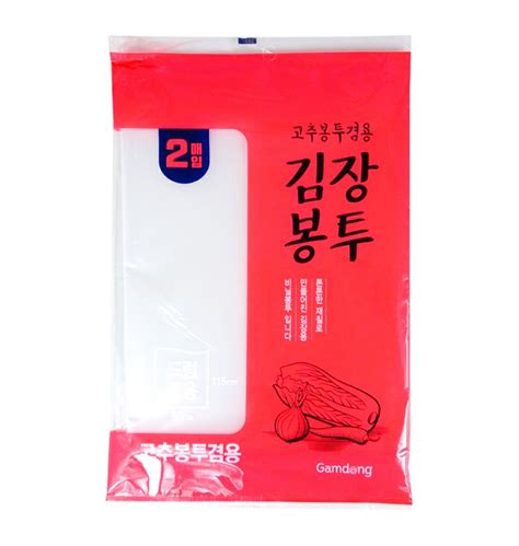감동 김장봉투 드럼통용2매 고추봉투겸용 90x115cm김장비닐비닐봉투 티몬