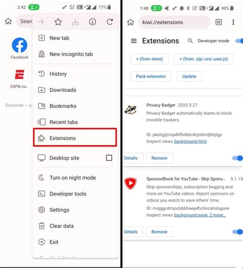 Как использовать расширения Chrome в мобильных браузерах Android