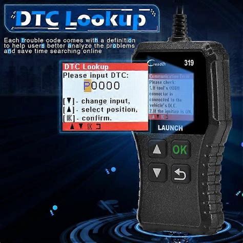 Launch Cr319 Obd2 Car Diagnostic Scanner Eobd Can Read And Clear