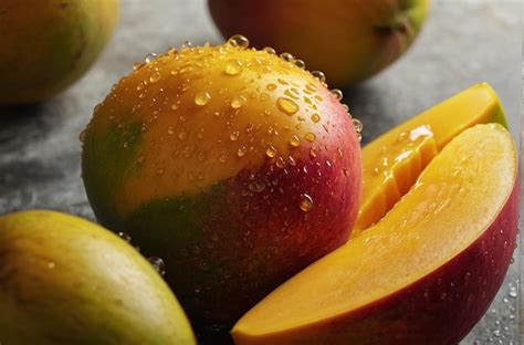 Premium Photo Juicy Mango Slice Juice