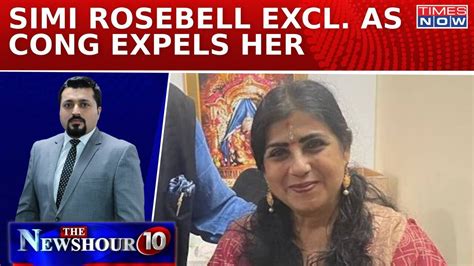 Kerala Cong Expels Simi Rosebell John As She Claimed Casting Couch