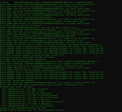 Errors In Python Scripts When Running Most Commands · Issue 507