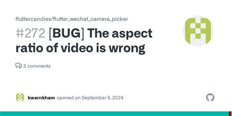 Bug The Aspect Ratio Of Video Is Wrong · Issue 272 · Fluttercandies