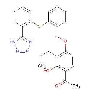 Ethanone Hydroxy Propyl H Tetrazol Yl Phenyl Thio Phenyl