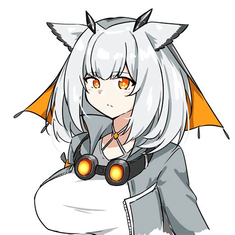 Ptilopsis Arknights Drawn By Xibucai Danbooru