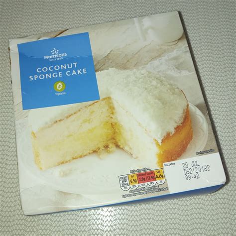 Supersupergirls Food Reviews Review Morrisons Coconut Sponge Cake